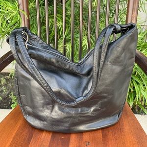 jane shilton | Bags | Vintage Black Jane Shilton Leather Shoulder Bag ...